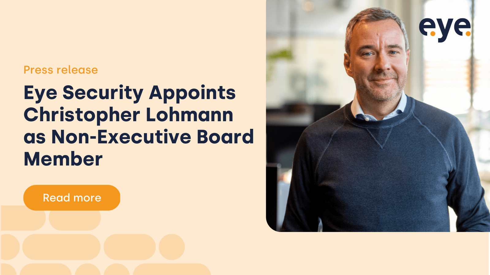 Eye Security Appoints Christopher Lohmann as Non-Executive Board Member